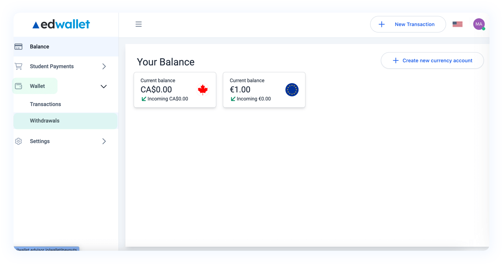 Withdrawals: How to take funds out of your EdWallet account